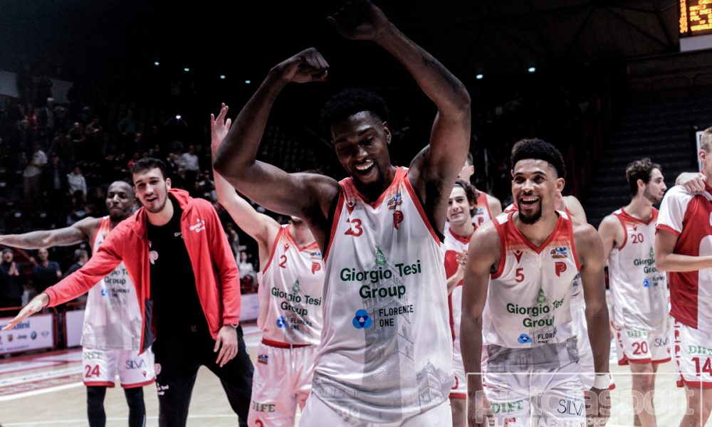 Pistoia Basket, continua la marcia da record al PalaCarrara